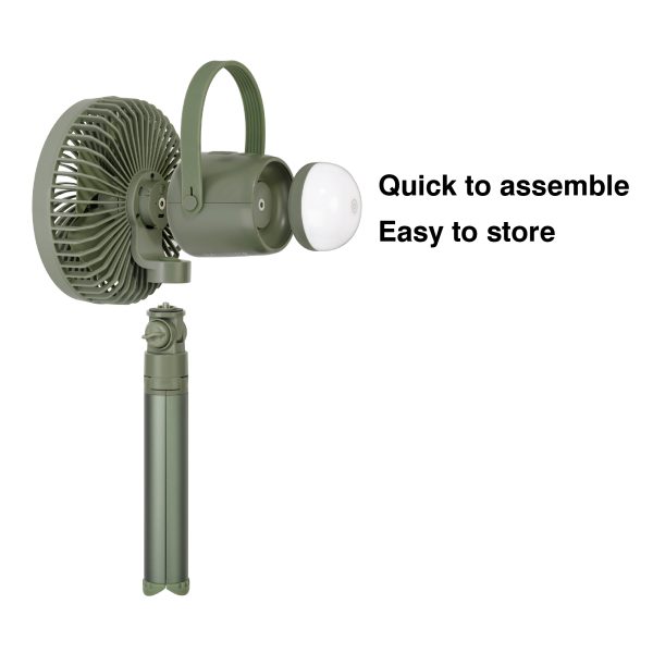 Rechargeable Camping Fan with LED Light | Camelion North America